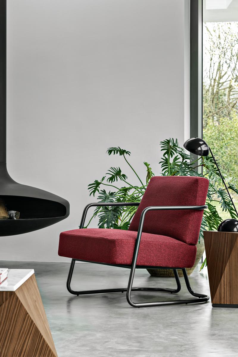 Stefania club chair. Rubelli Casa. Design Marco Piva