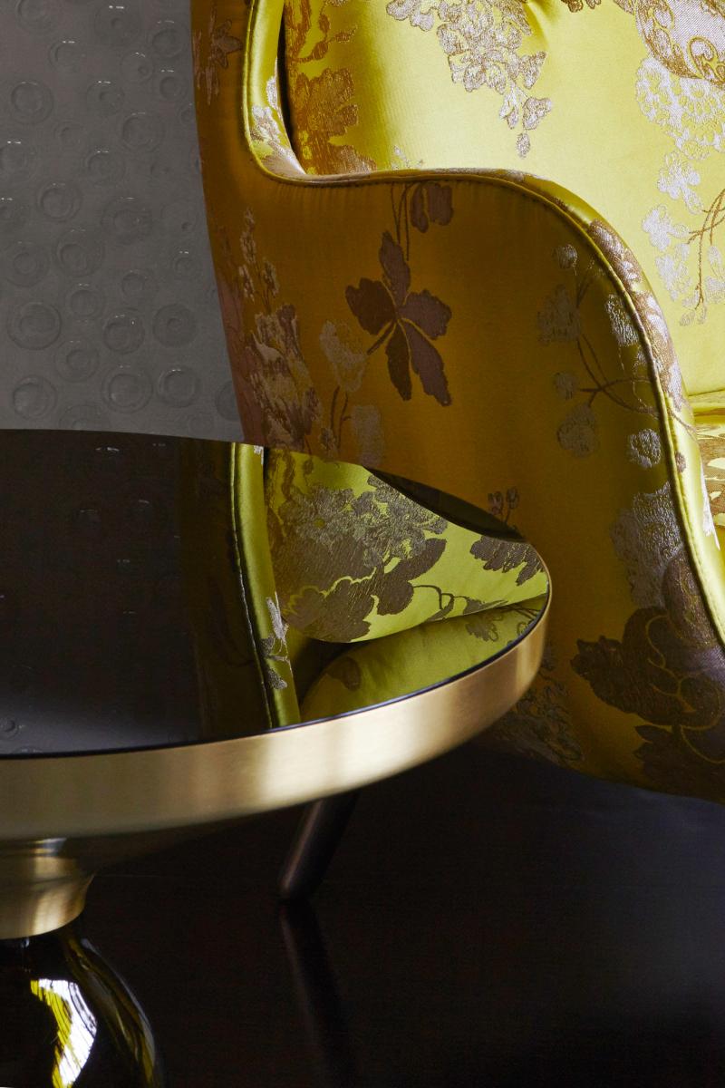 Lady hamilton. Floral silk lampas. Rubelli