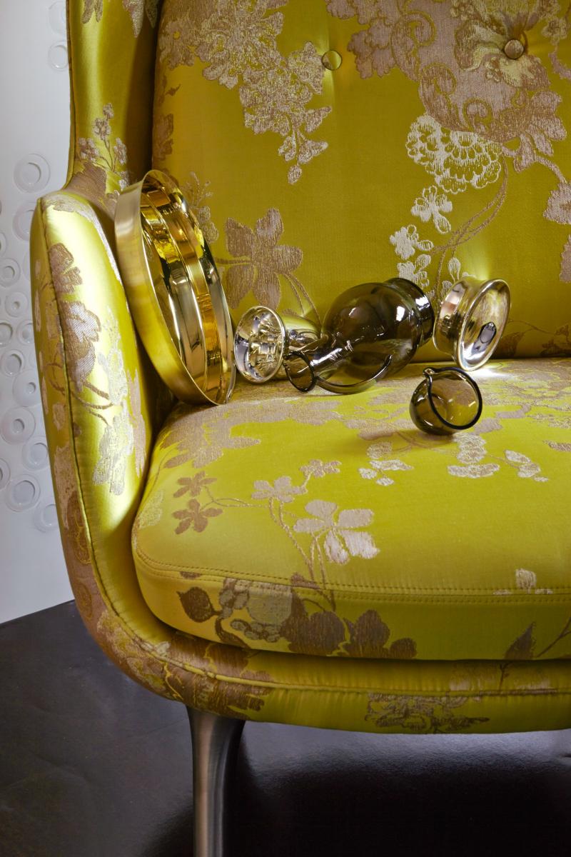 Lady hamilton. Floral silk lampas. Rubelli